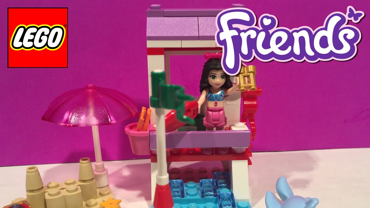 LEGO Friends: Emma's Lifeguard Post - YouTube
