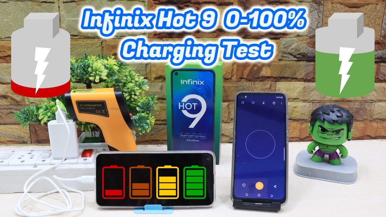 Infinix Hot 9 0-100% Charging Test ( Infinix Hot 9/ Infinix Hot 9 Pro ...