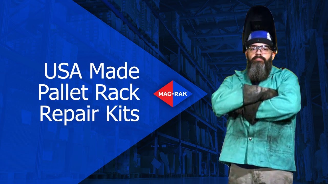 Pallet Rack Repair Kits Made in the USA | Mac Rak - YouTube