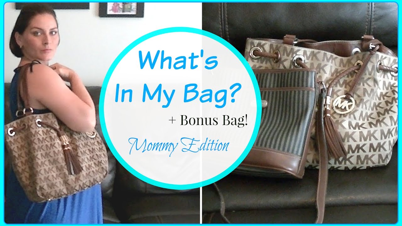 What's In My Bag? | Mommy Edition | Plus Bonus Bag - YouTube