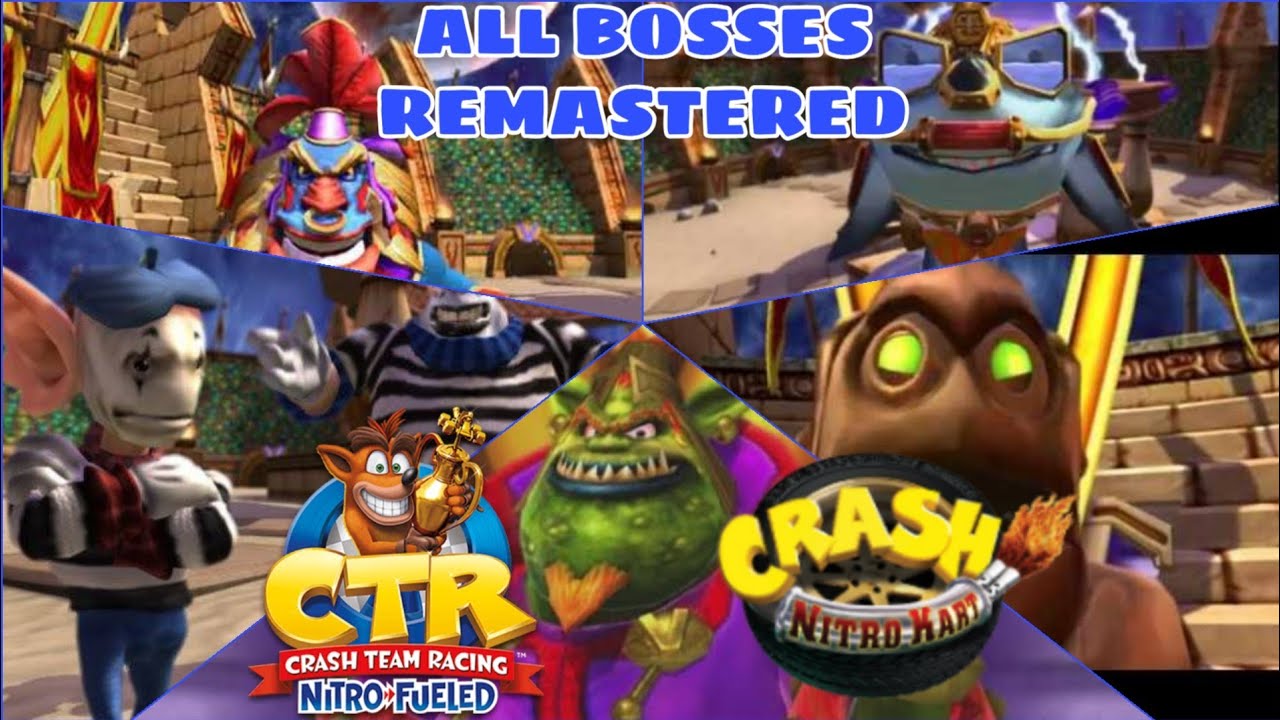 CTR Nitro Fueled: CNK All Bosses Remastered - YouTube