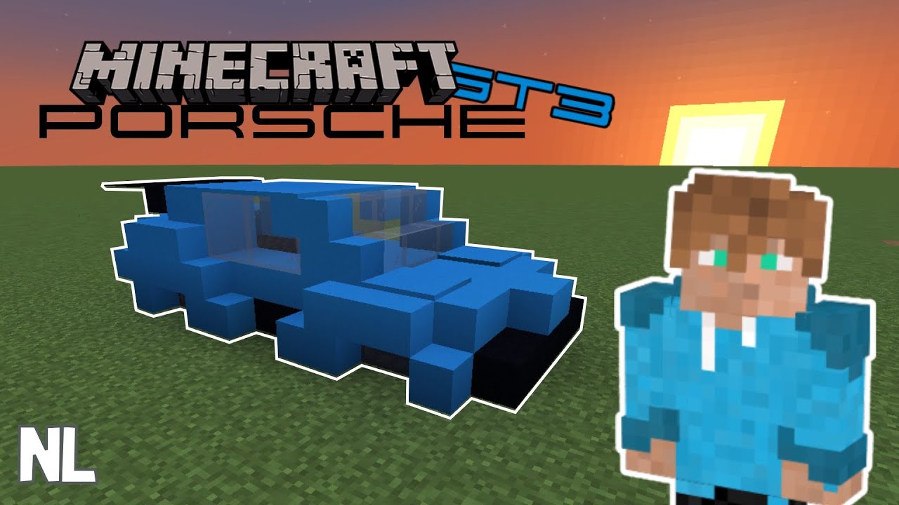 Ik Probeer een Porsche GT3 te maken in Minecraft - YouTube