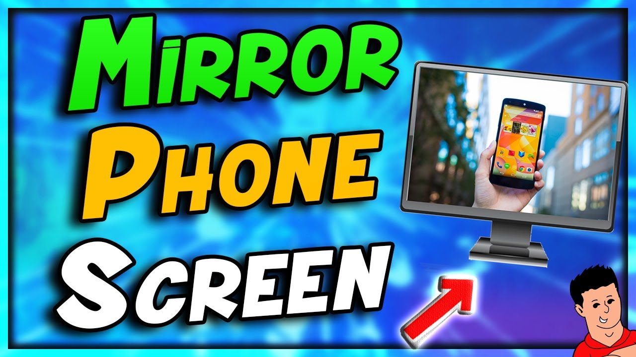How To Mirror iPhone And Android Phone Screen To PC Computer - YouTube