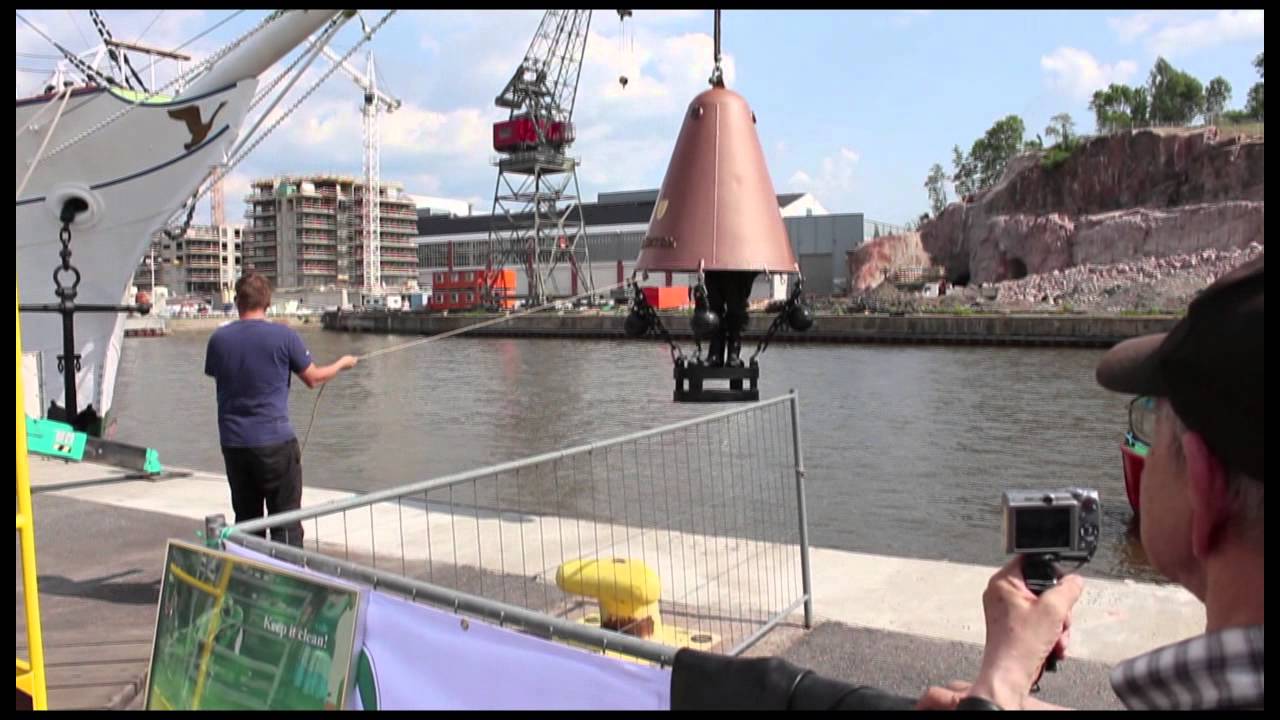 Diving bell demonstration, "Mårten": - YouTube