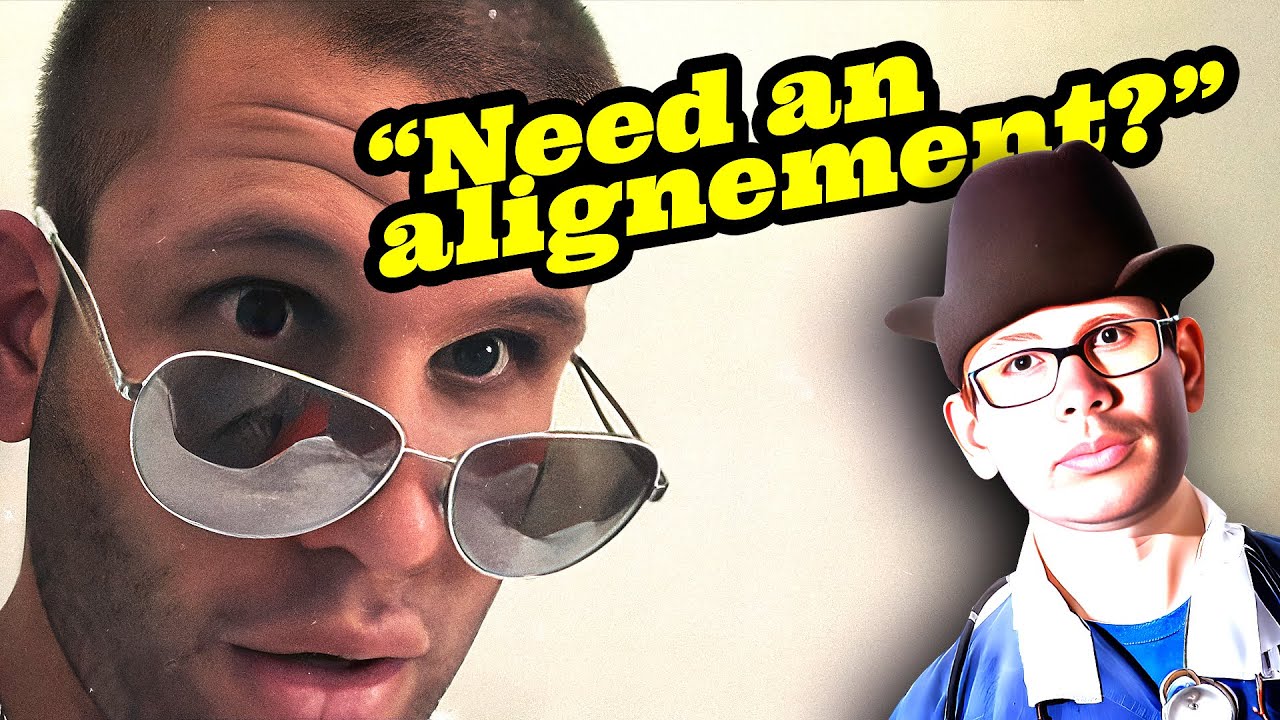 Jason Genova goes to the chiropractor to get aligned in a weird way ...