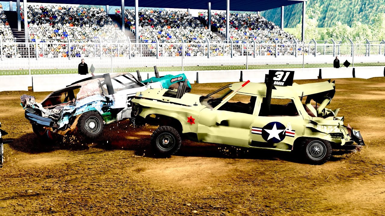 BeamNG Demolition Derby (Fullsize Legends Class) - YouTube