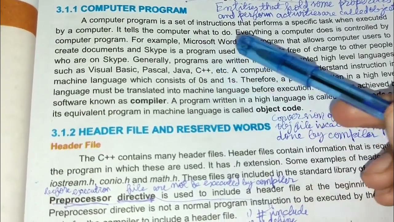 Ch 3 Object Oriented Programming in C++ | Lec 1 Introduction | Computer Class 12 - YouTube