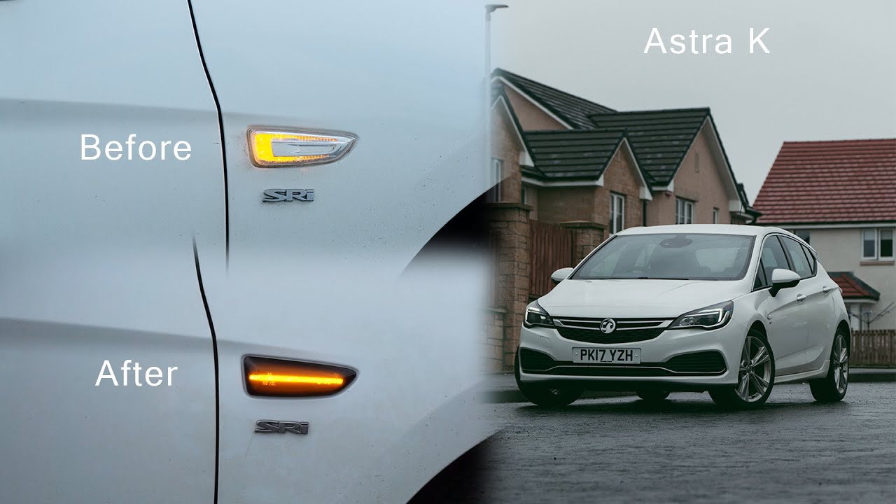 Vauxhall/Opel Astra K Dynamic Indicators - Install - YouTube