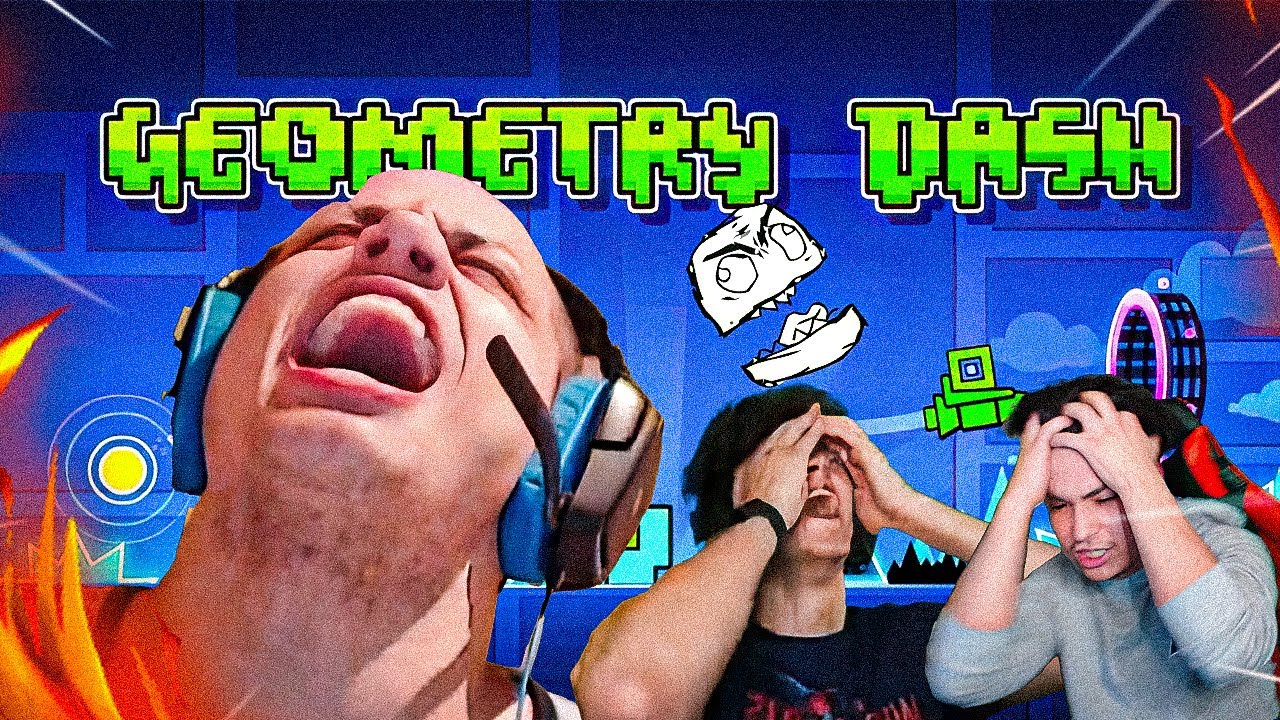Geometry Dash Streamer Rage Moments - YouTube