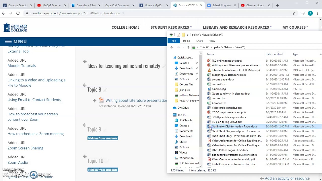 How to Upload files to Moodle - YouTube