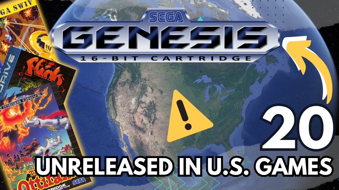 20 Sega 🔵 GENESIS games ⚠️ NEVER released in U S | Did you MISS any 💎 ...