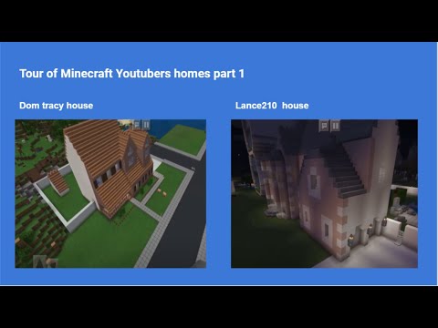 Tour of Minecraft Youtubers homes part 1 - YouTube