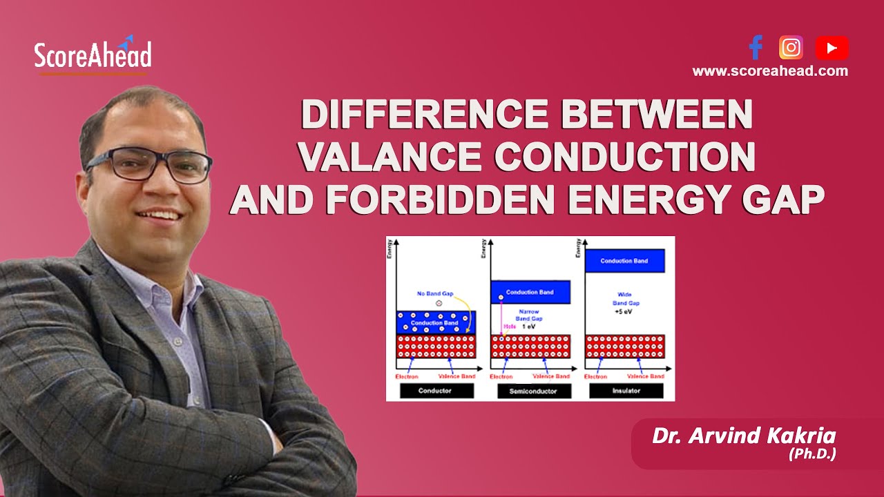 3 Difference between valance conduction and forbidden energy gap - YouTube