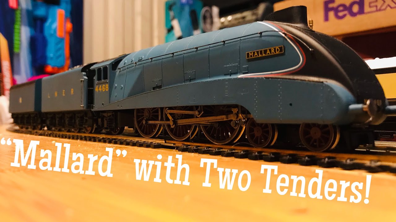 Hornby "Mallard" with Two Tenders - YouTube