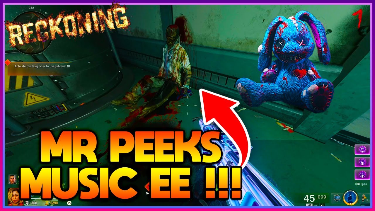 BO6 ZOMBIES - RECKONIBG MR PEEKS MUSIC EE !!! 50 SECOND GUIDE !!! - YouTube