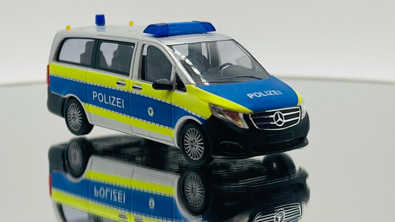 Busch Mercedes Benz Vito Polizei - YouTube