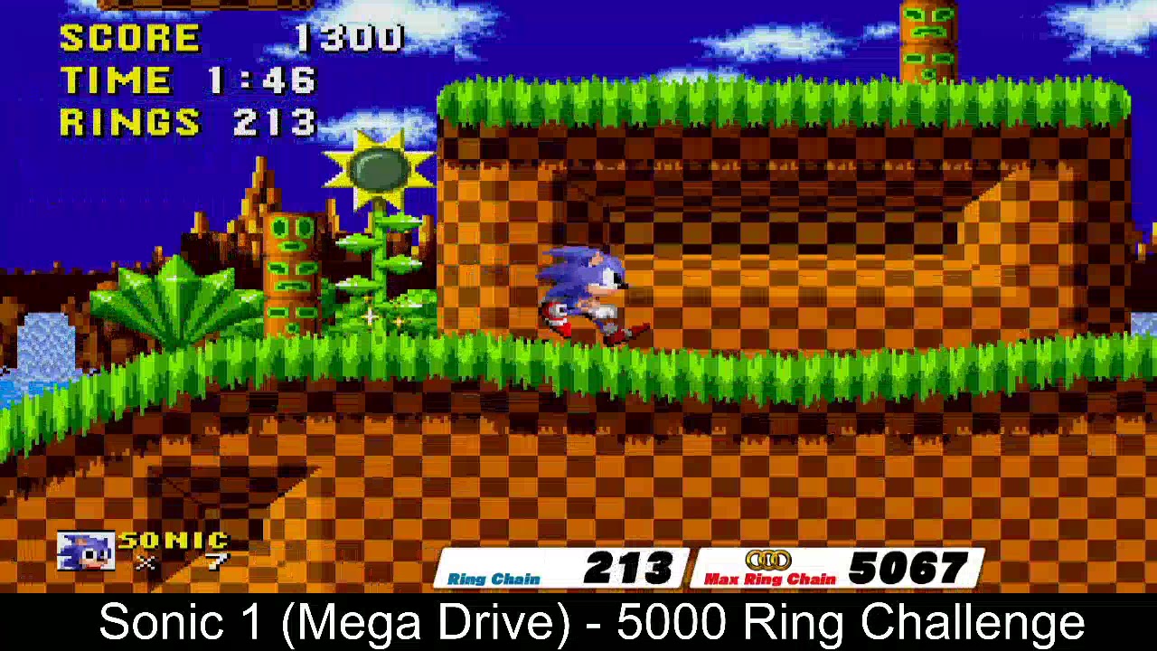 Sonic 1 - GHZ Act 3 - 233 Rings - YouTube