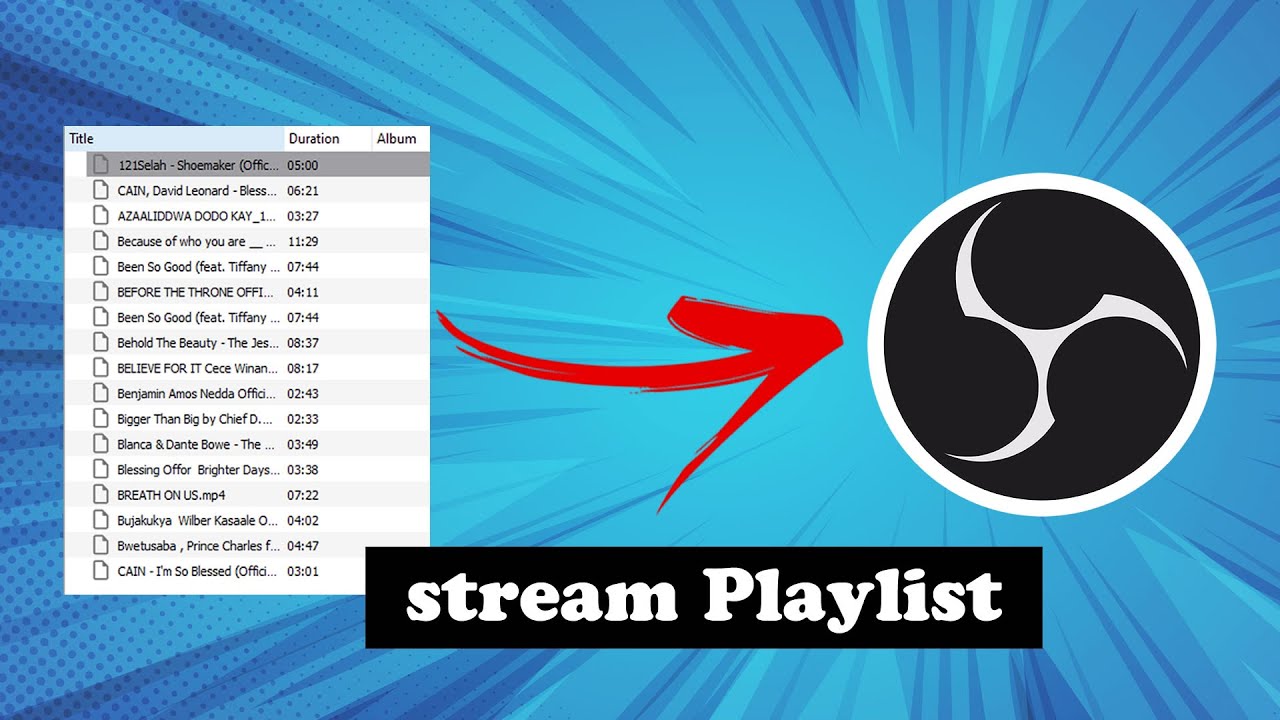 HOW TO ADD A VIDEO PLAYLIST TO OBS STUDIO - YouTube