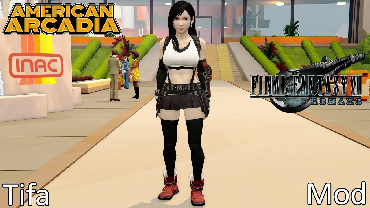 American Arcadia Final Fantasy 7 Remake Tifa Mod - YouTube