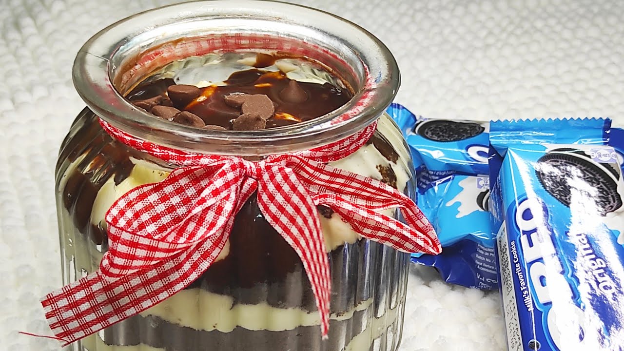Oreo dessert jar |Yummy Oreo dessert jar|Quick and easy dessert jar ...