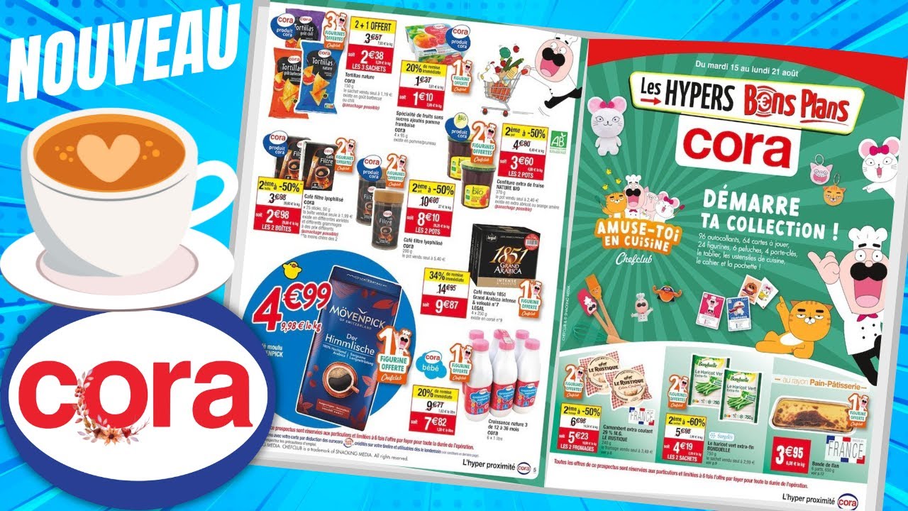 catalogue CORA du 15 au 21 août 2023 💝 Arrivage - FRANCE - YouTube