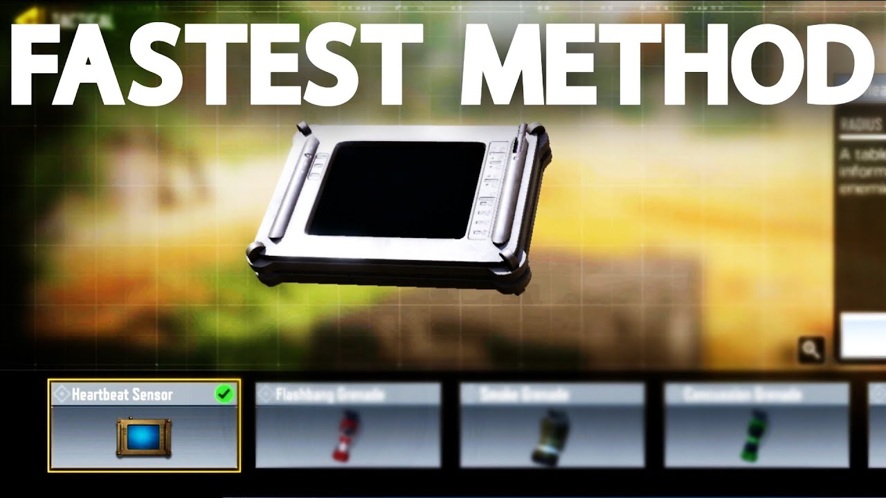 How To Unlock The Heartbeat Sensor! Fastest & Easiest Method! Call Of ...