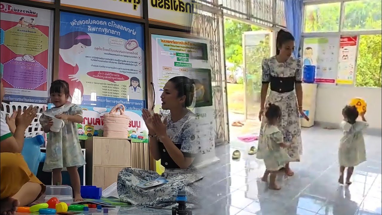 คุณหมอยกนิ้วให้‼️พัฒนาการเก่งมาก #ลูกของแอนบอย #น้องเพชรน้องพลอย - YouTube