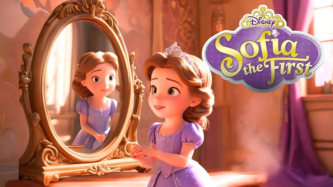 Sofia the First: The Mischievous Magic Mirror | Animated | Bedtime ...