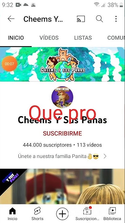 recomendando canales de y con chemms - YouTube