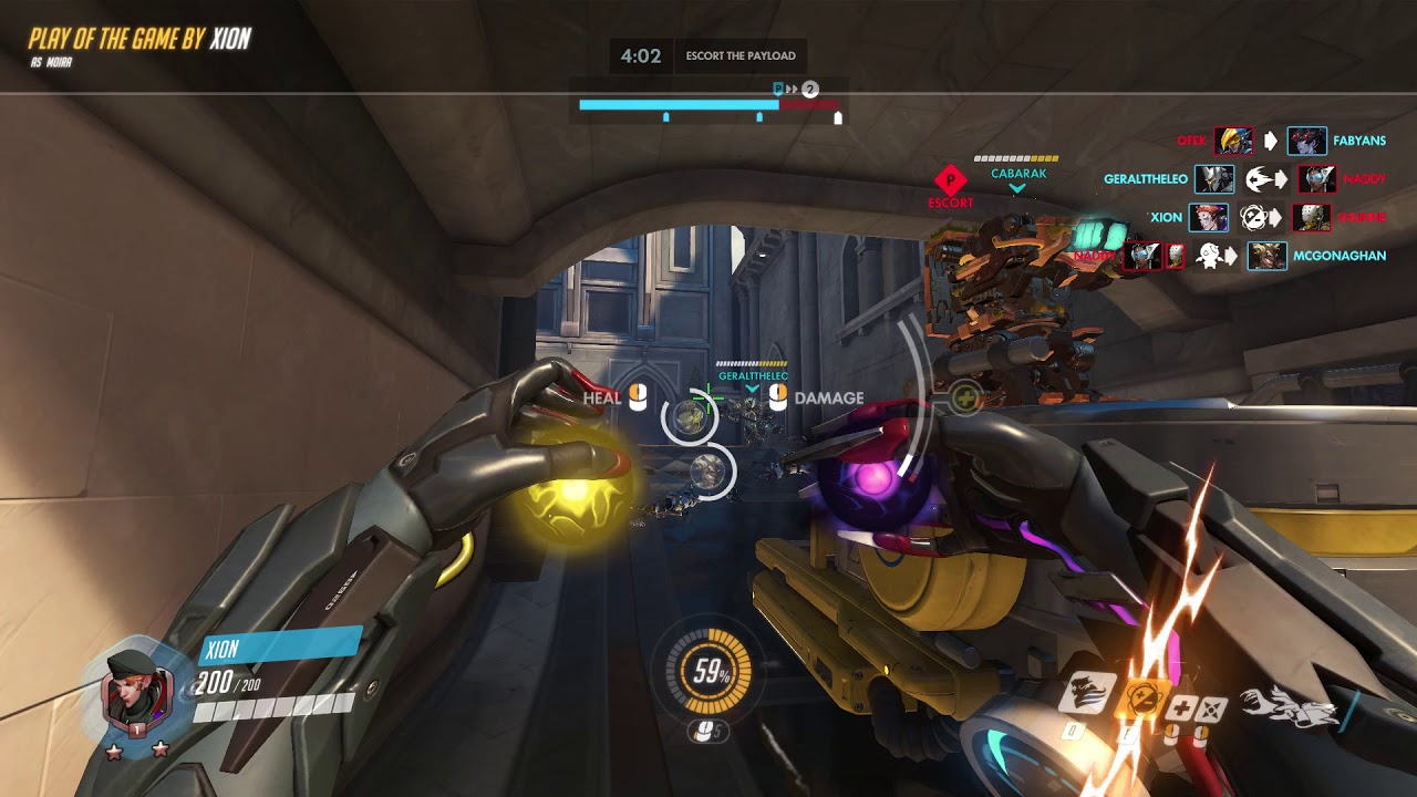 Moira healing only PotG - YouTube