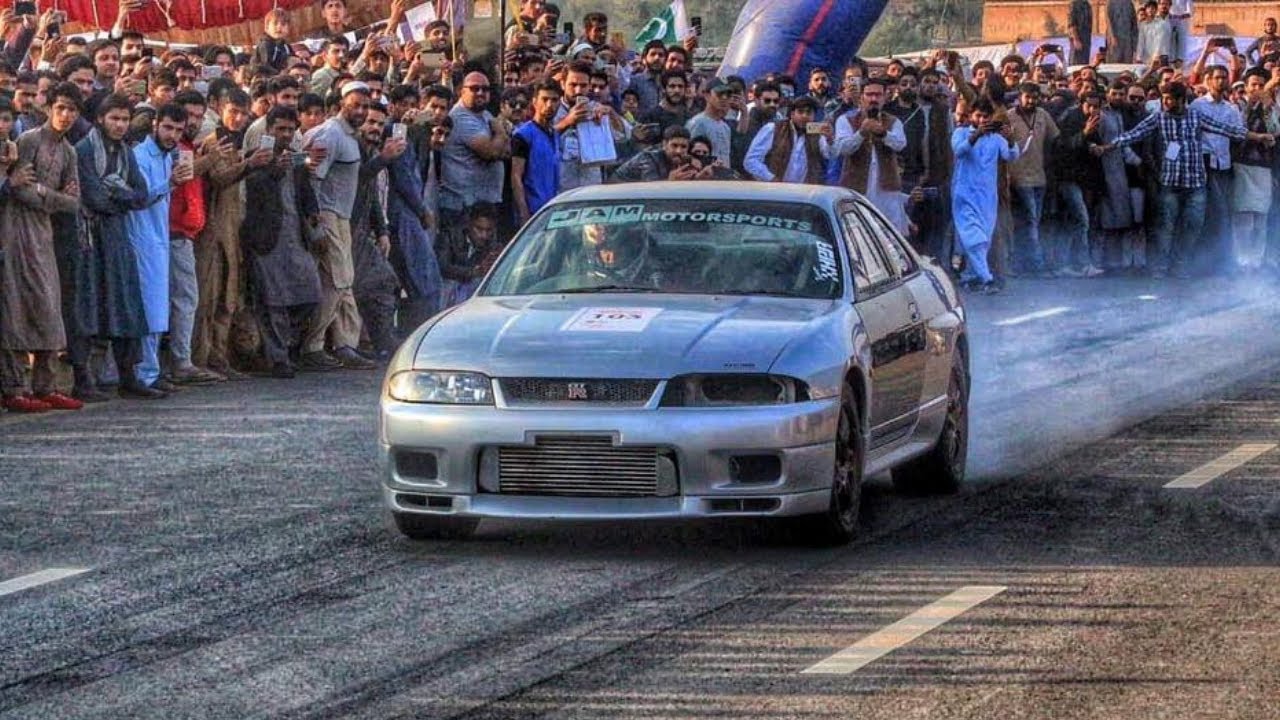 Nissan GTR - R33 1000+ bhp Drag Race Launch | Quarter Mile Winner ...