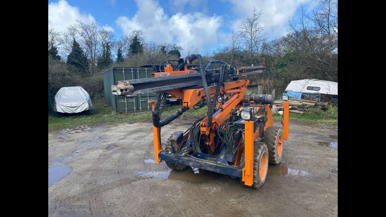 2003 Tamrock Commando Surface Drilling Machine (4038/17) - YouTube
