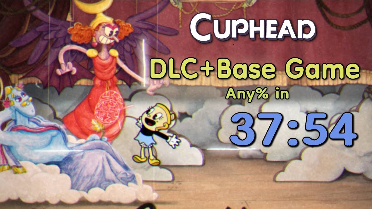 Cuphead - DLC + Base Game Any% Speedrun in 37:54 [Former World Record ...