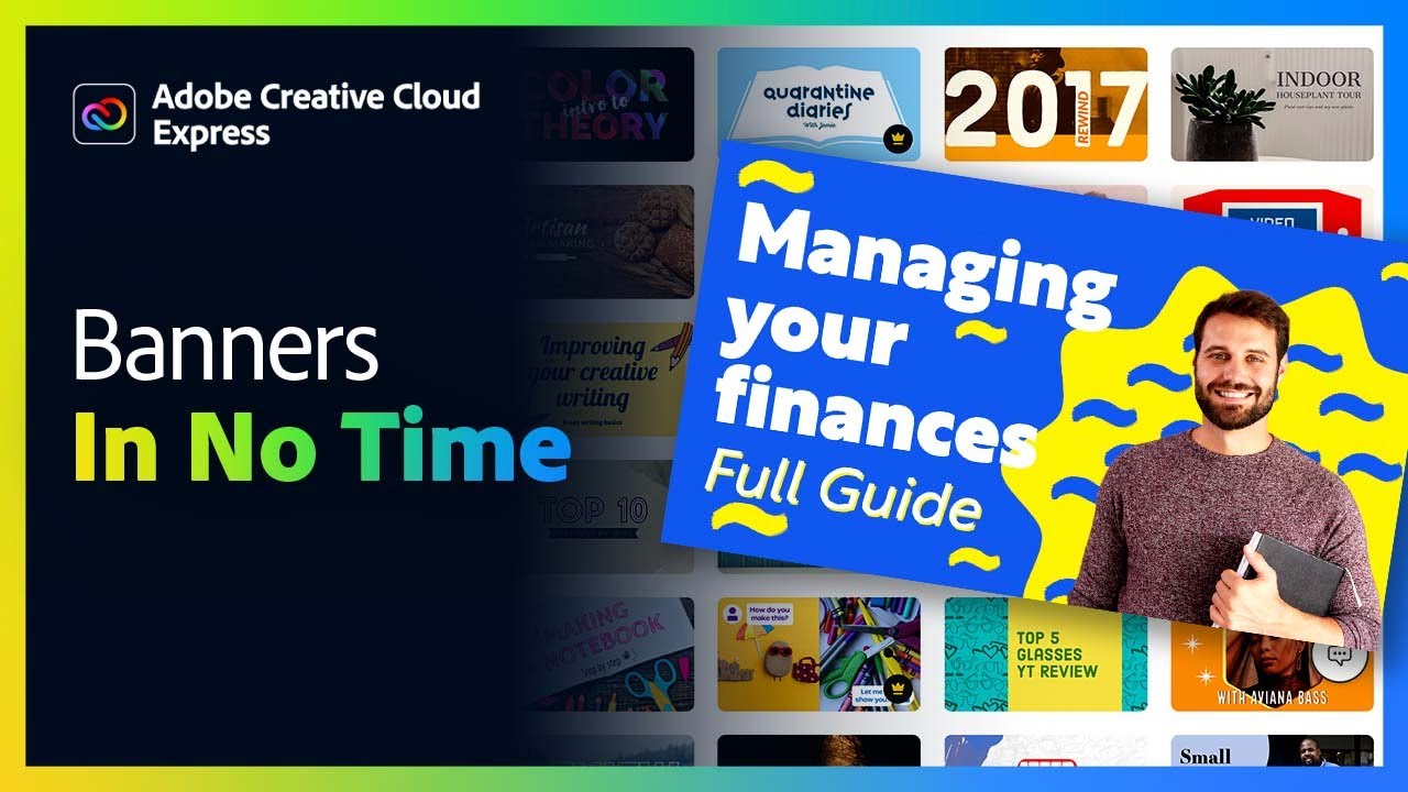 How to Design a Social Media Banner | Adobe Express - YouTube