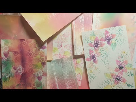🔴LIVE Using the Inky Backgrounds to make ARTY CARDS - YouTube