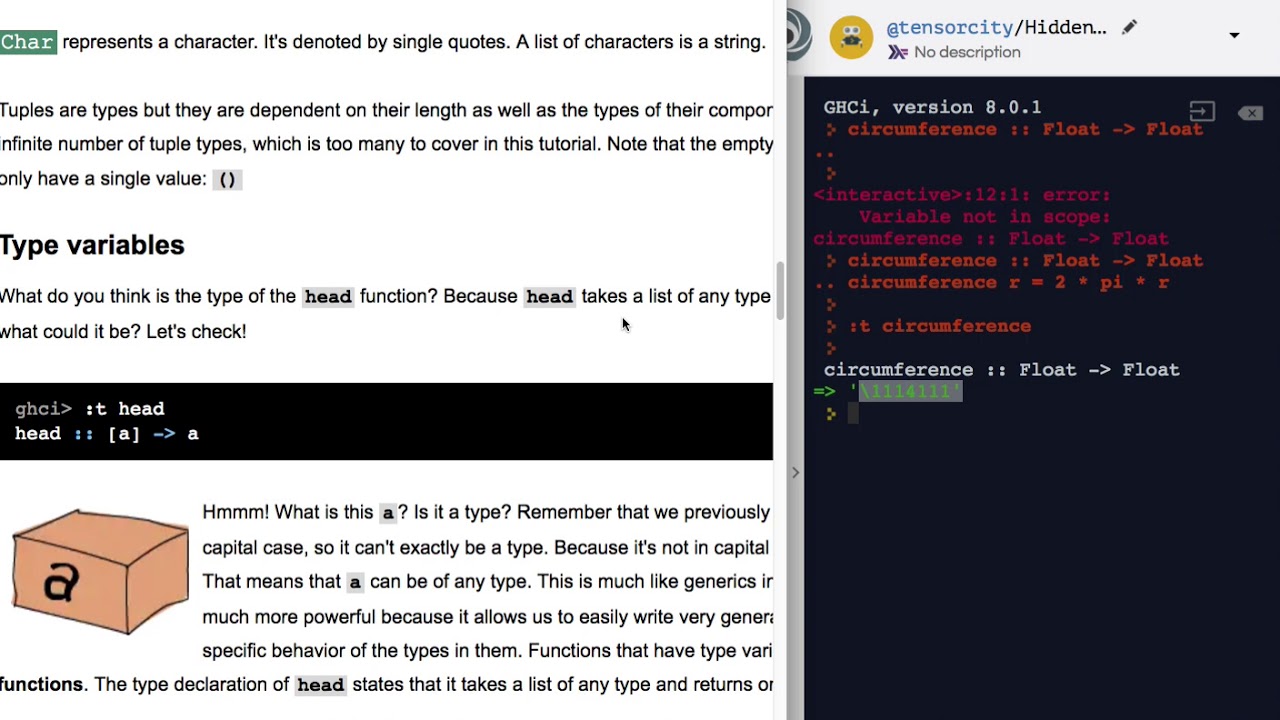 Haskell 009 Type Variables Youtube