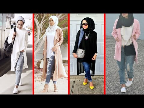 Fashion Style Hijab Casual Outfits - Hijab Casual with Jeans