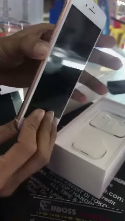 Unboxing iphone 8 plus 256gb warna gold new original apple di Erbossmobile - YouTube