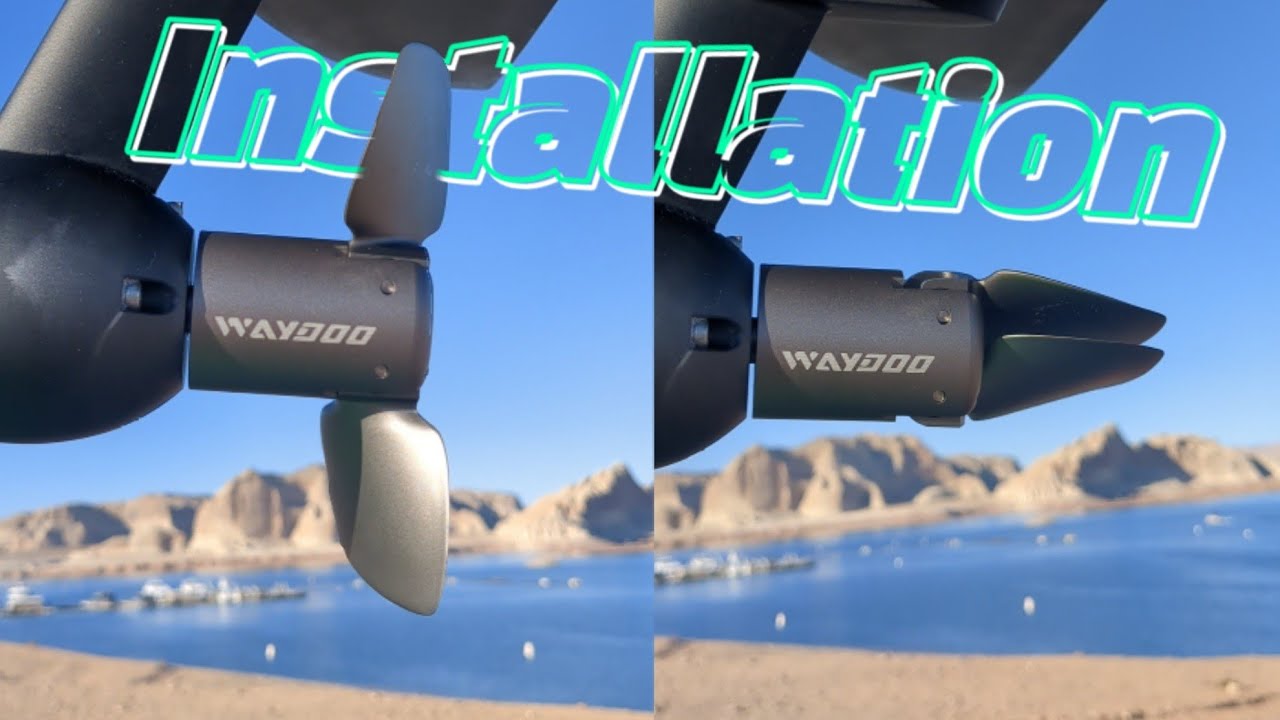 Waydoo eFoil FOLDING PROP Installation - YouTube