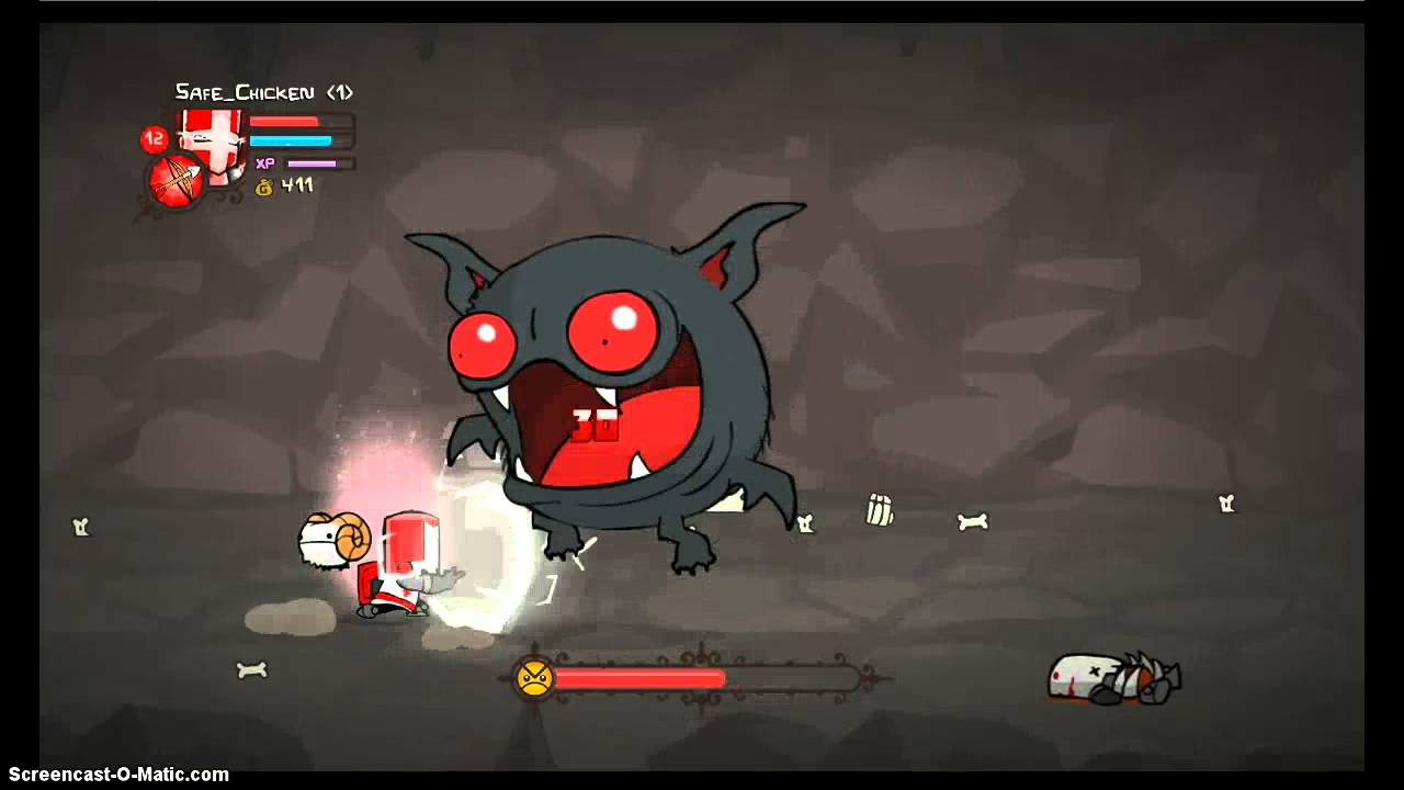 Castle Crashers Bat Boss - YouTube