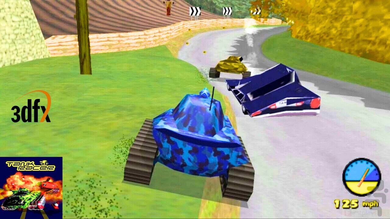 3dfx Voodoo Banshee - Tank Racer (March 1999) - YouTube