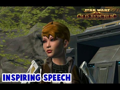 SWTOR,KOTFE- Alliance Commander Inspiring Speech - YouTube