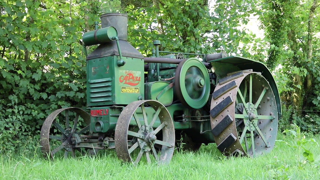 Rumely Oil Pull Model X - Classic Tractor Collection - YouTube