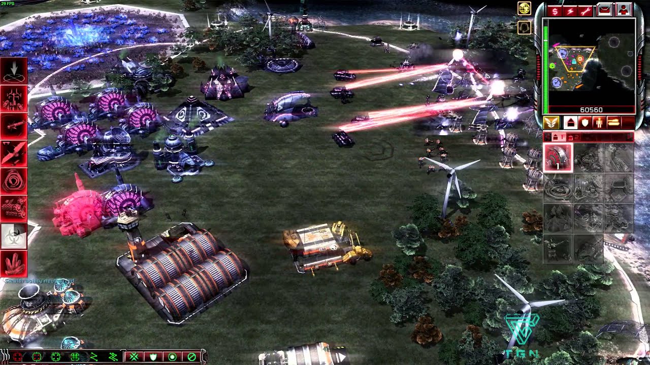 CnC 3 Tiberium Essence Beta 1.6 Gdi With Nod vs x2 Scrin HD #2 - YouTube