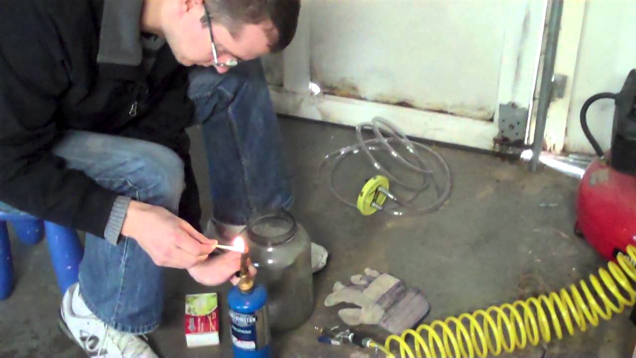 DIY Smoke machine for EVAP, no tests done. - YouTube