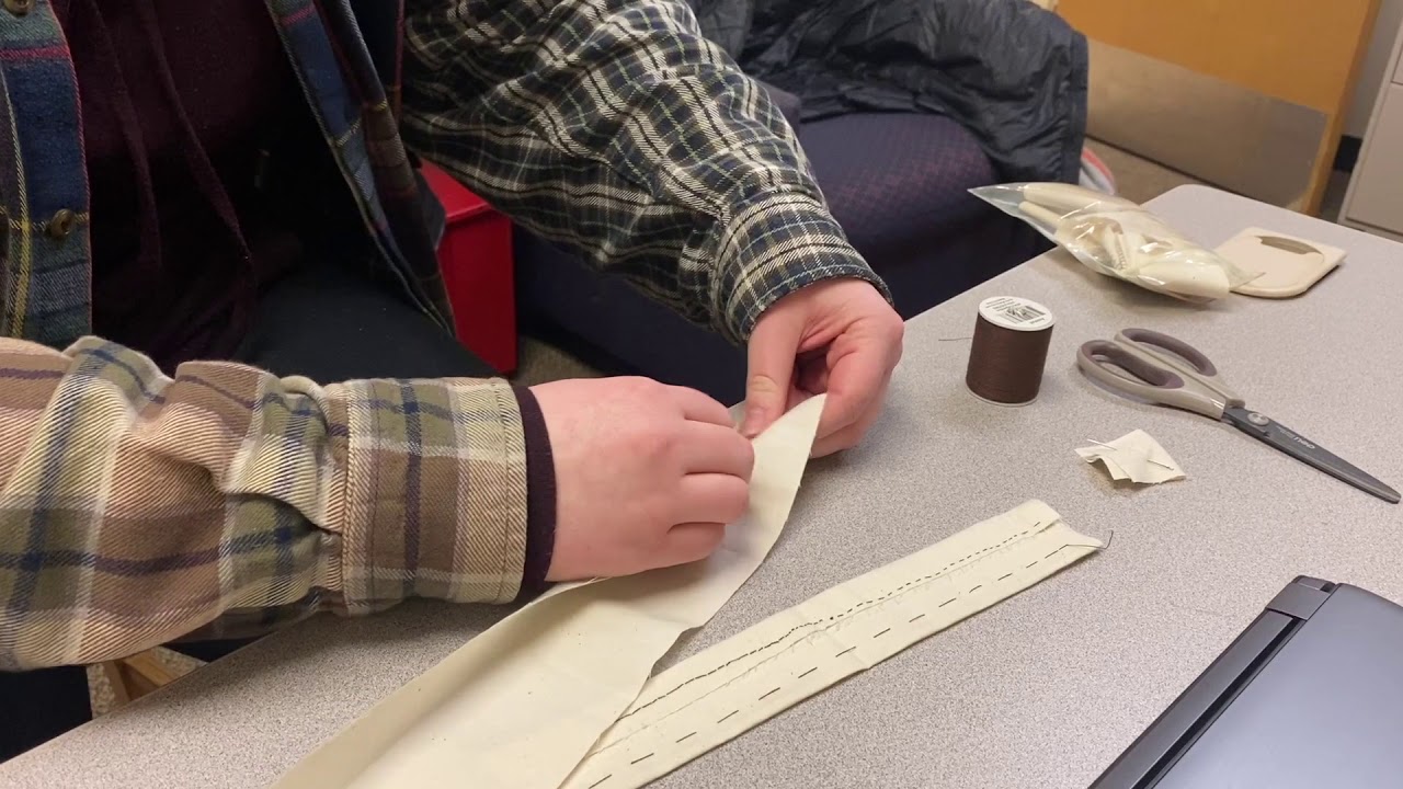 Even Basting Stitch - YouTube