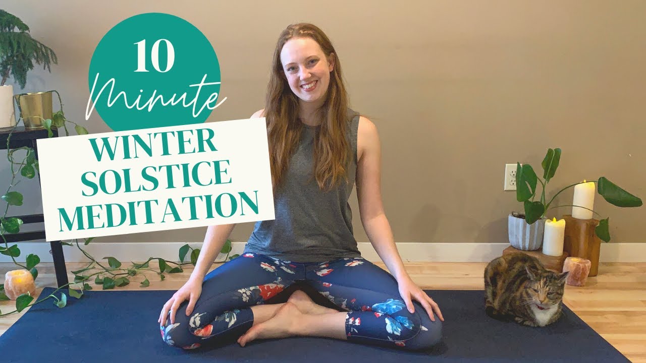Winter Solstice Meditation - 10 minute visualization for winter - YouTube