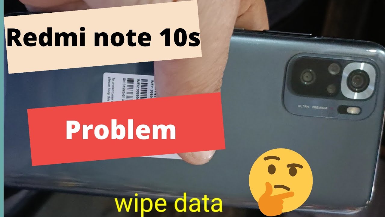 Redmi note 10s problem auto restart ,enter recovery mode, all data ...