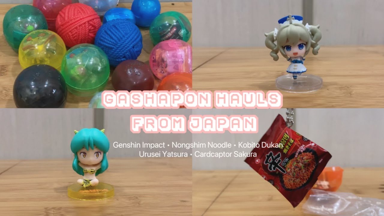 Unboxing Gachapon Hauls from Japan ｜ 开箱从日本带回来的扭蛋 - YouTube