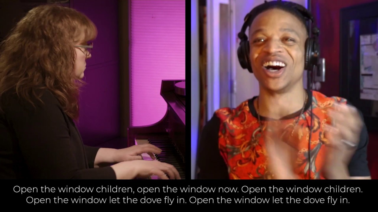 Singing: Open the window - YouTube